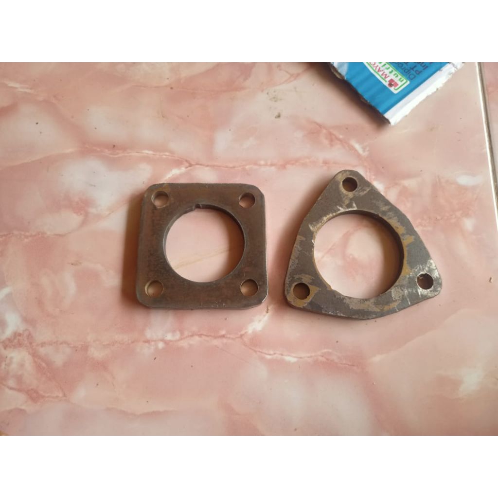 Jual satu paket plendes sambungan pipa knalpot truck canter segitiga ...