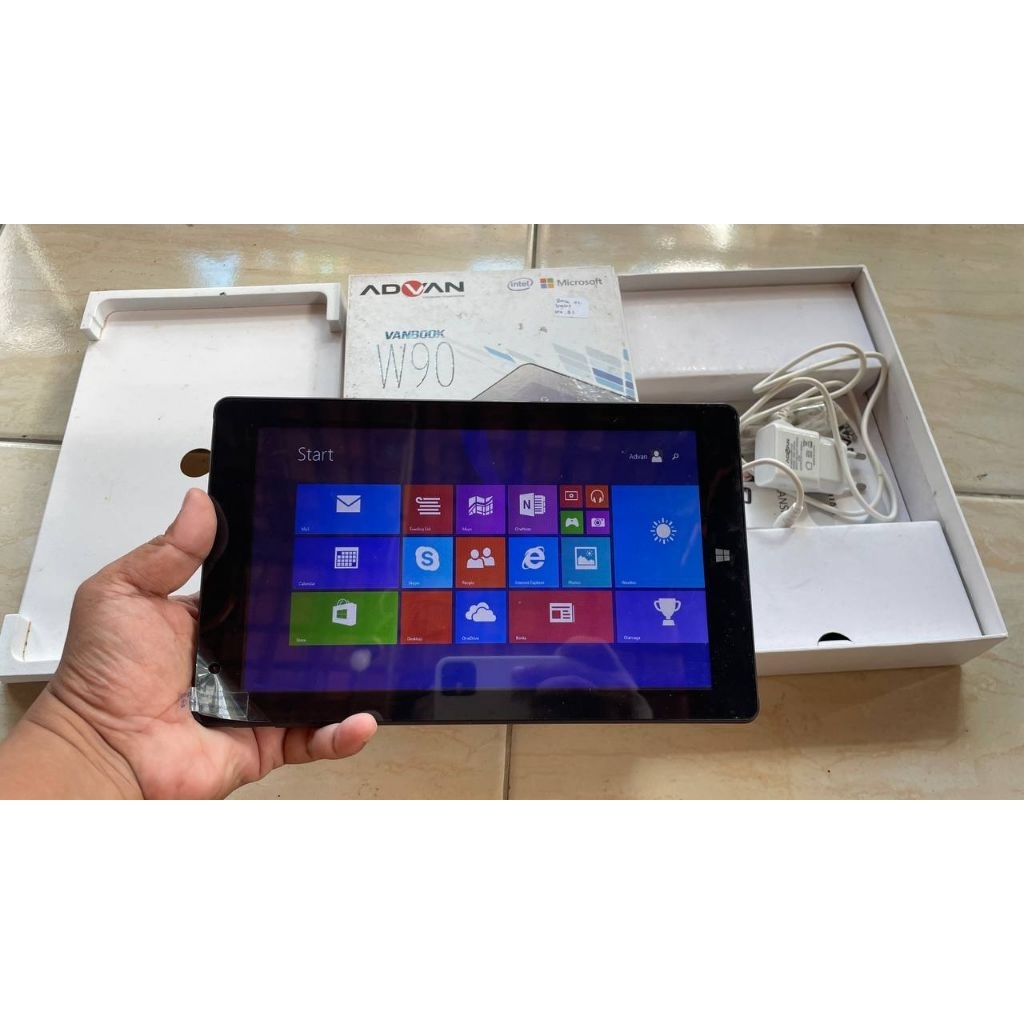 Jual Tablet windows Advan Vanbook W90 fullset siap pakai | Shopee Indonesia