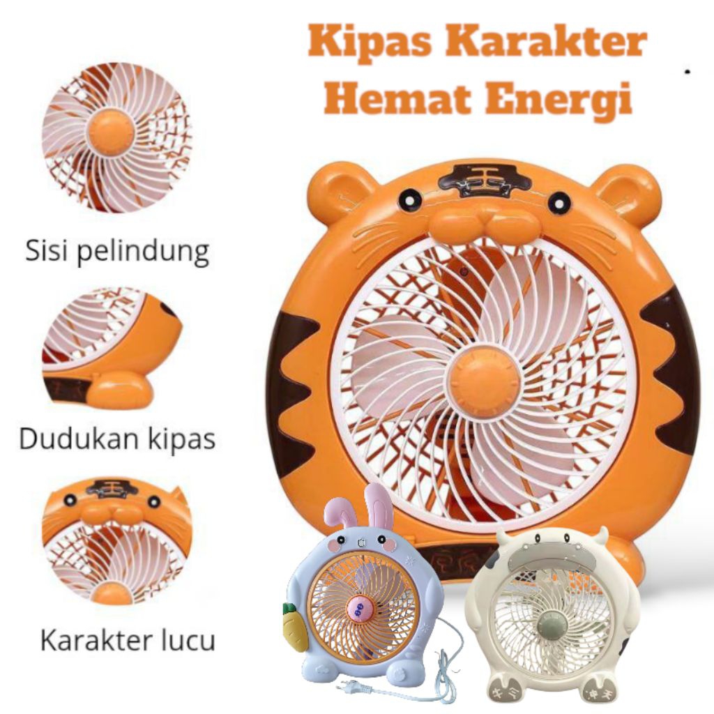 Jual Kipas Angin Karakter Hemat Energi Kipas Angin Mini Fan Desk ...