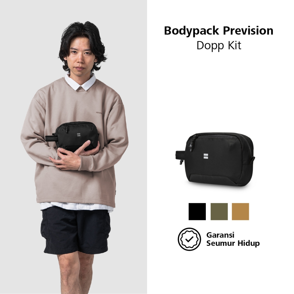 Jual Bodypack Prevision Dopp Kit Tas Organizer Travel Praktis Praktis ...