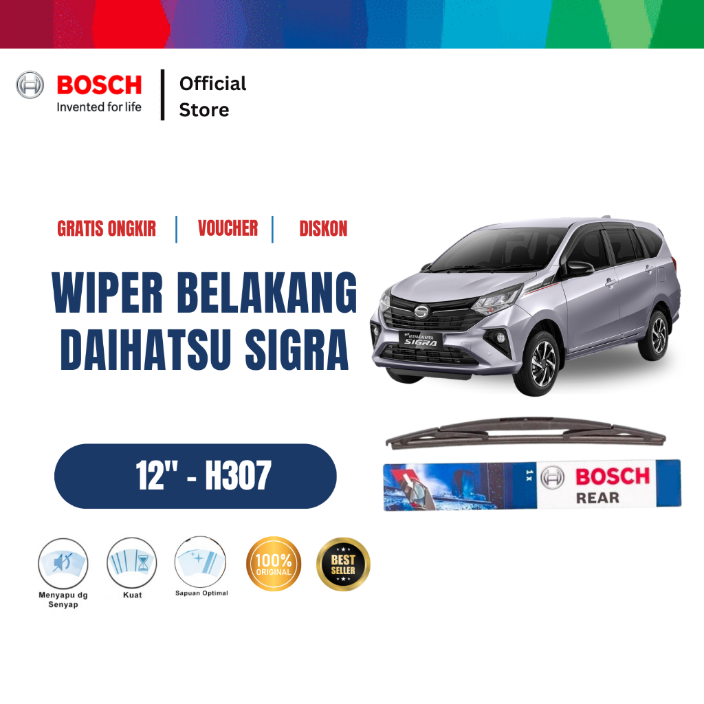 Jual Bosch H307 Rear Wiper Belakang Mobil Daihatsu Sigra - Rock Lock 2 ...