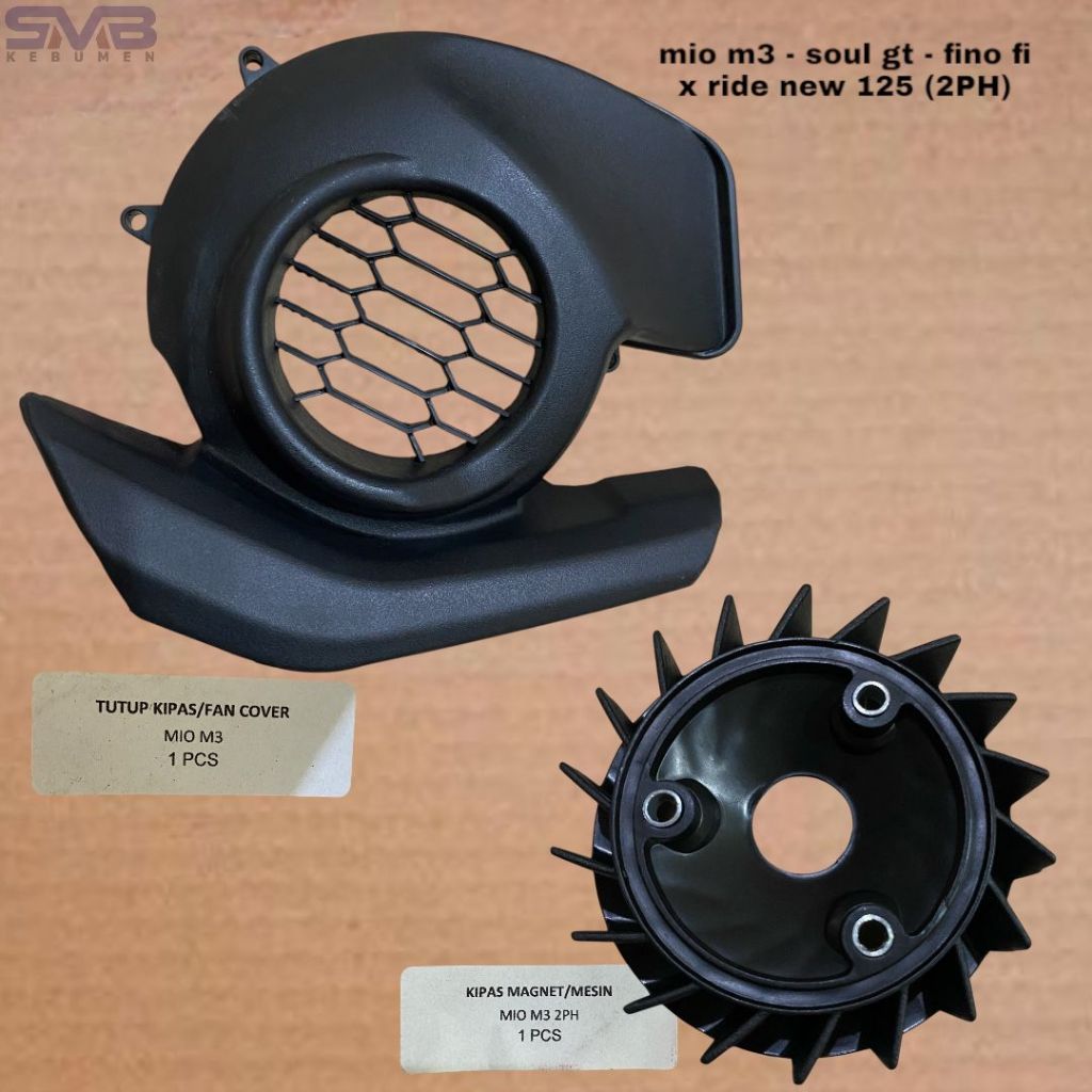 Jual cover tutup fan kipas magnet mesin Yamaha Mio M3 Soul Gt X-Ride ...