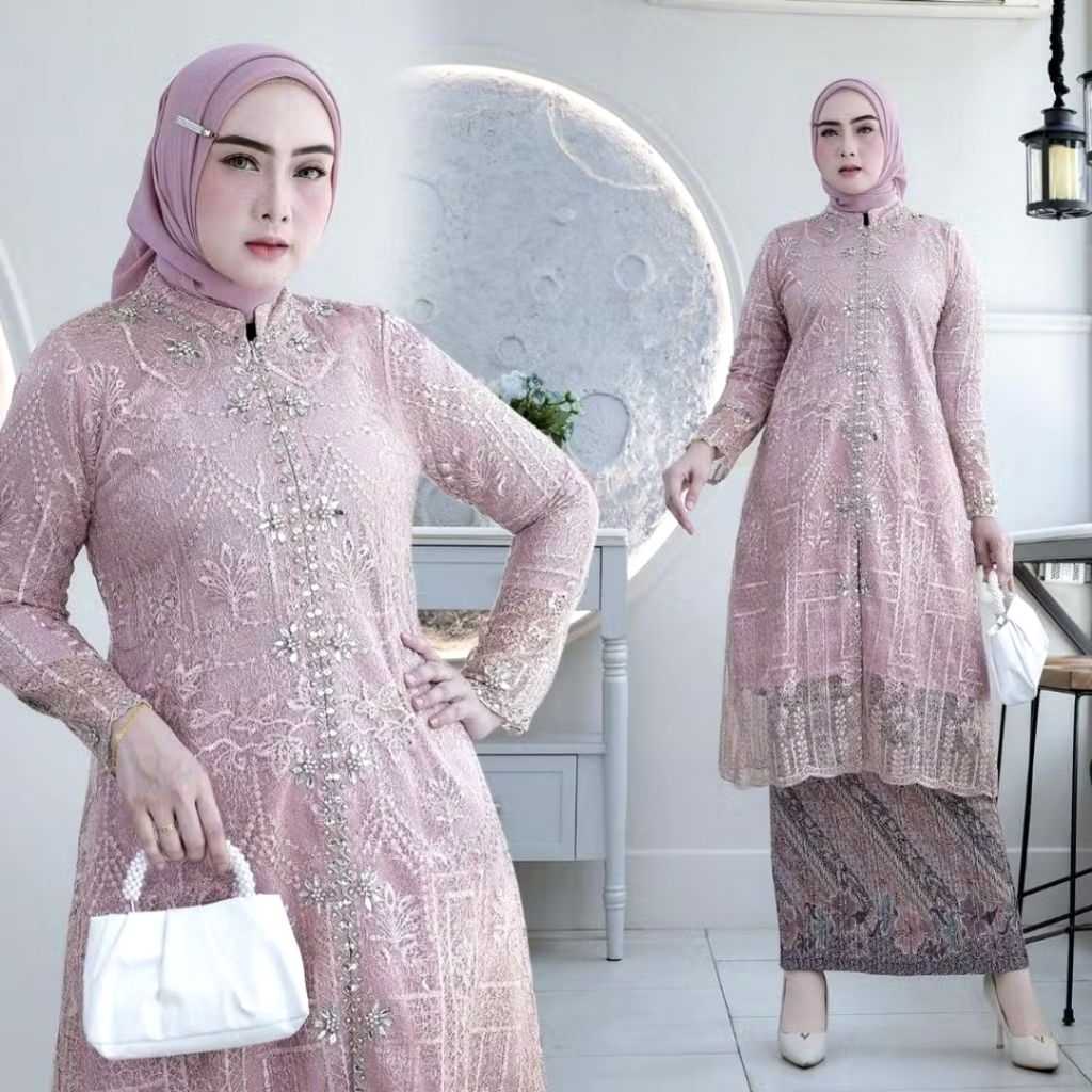 Jual [Set ROK]REALPIC one set kebaya brokat payet LALISA / one set ...