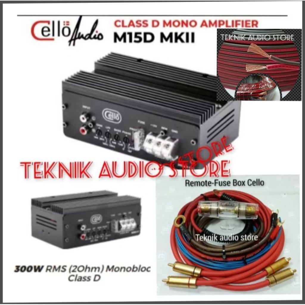 Jual Power Cello Monoblok M15D MKll Include Kabel Power Cello Dan RCA ...
