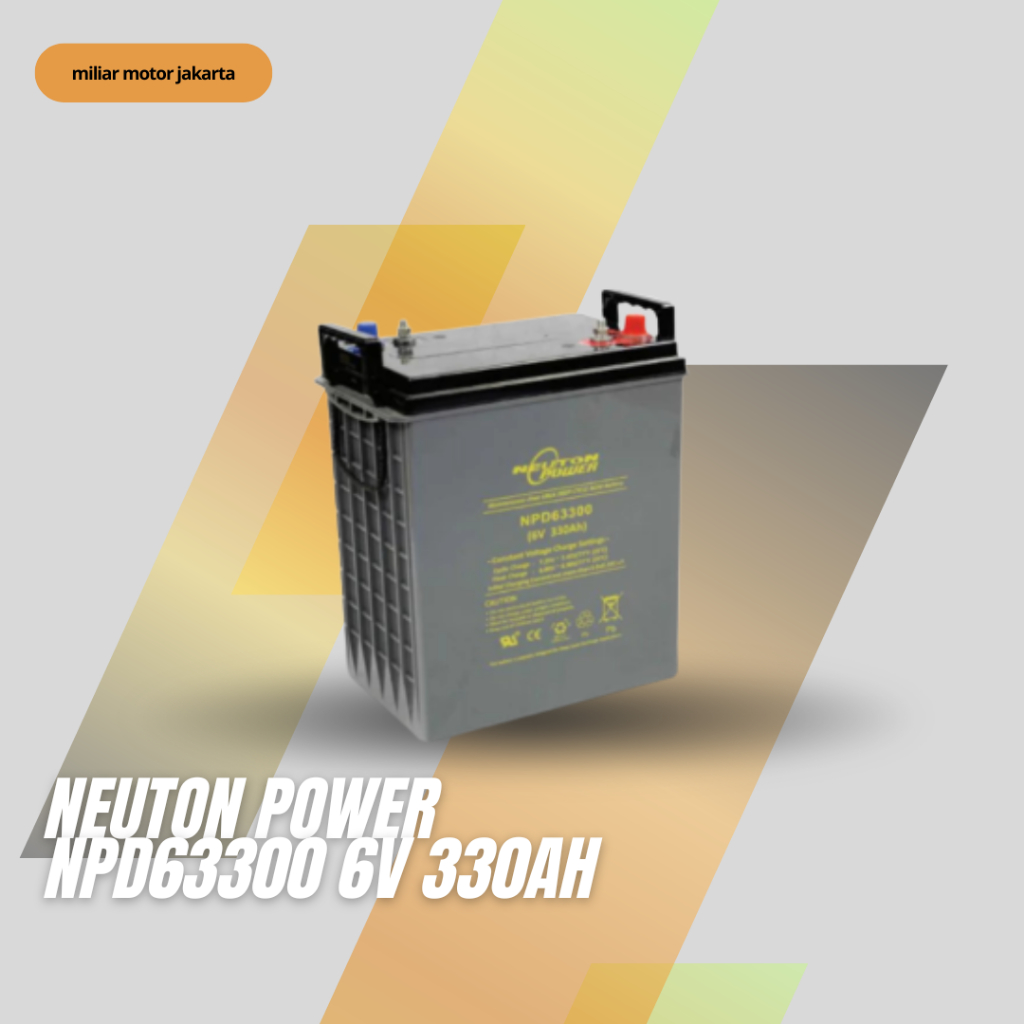 Jual Neuton Power NPD63300 6V 330Ah MF Deep Cycle AGM VRLA | Shopee ...