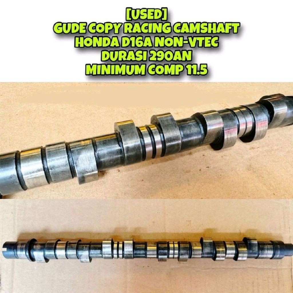 Jual Noken As Camshaft 2nd Racing Honda D16 Genio Estilo Non VTEC Gude ...
