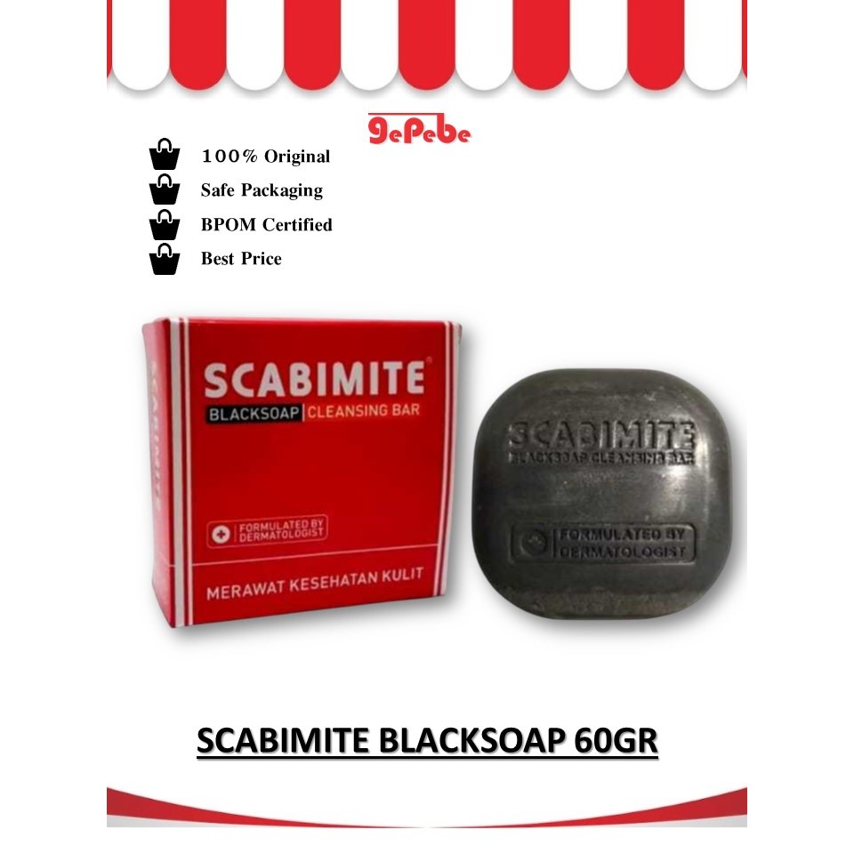 Jual BLACK SOAP SCABIMITE blacksoap 60gr I Sabun Scabies (gudik), gatal ...