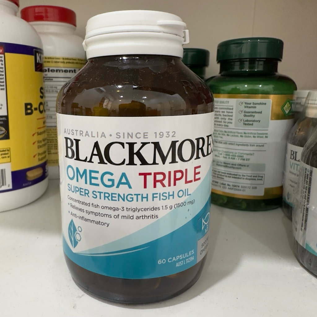Jual BLACKMORES Omega Triple Super Strength Fish Oil - 60 Capsules | Shopee Indonesia