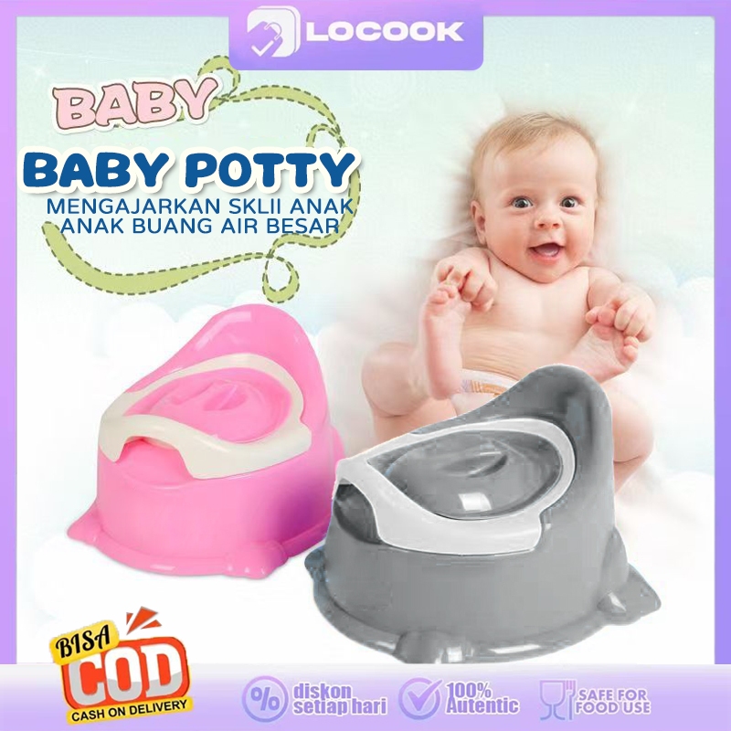 Jual 【Ori]LOCOOK Baby Potty Toilet Training Anak WC Jongkok Pispot Anak ...