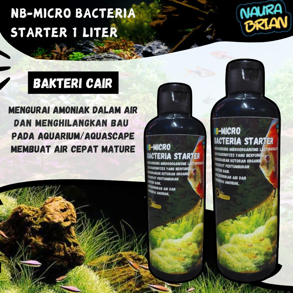 Jual NBMICRO 1 LITER BAKTERI STARTER PROBIOTIK KOLAM KOI | Shopee Indonesia