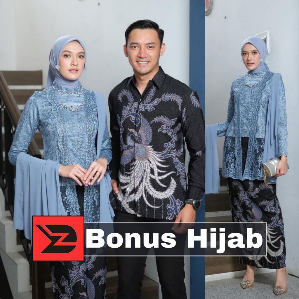 Jual Set Couple Kebaya Wanita & Kemeja Batik Pria Kebaya Wisuda Kebaya ...
