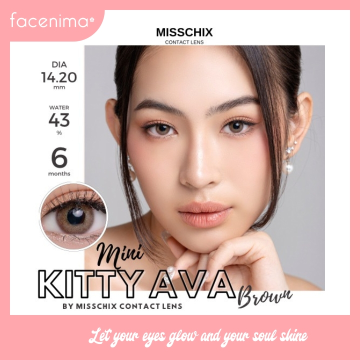 Jual SOFTLENS MINI AVA BROWN MINUS 14.20 mm (-0.50 SD -5.00) BY ...