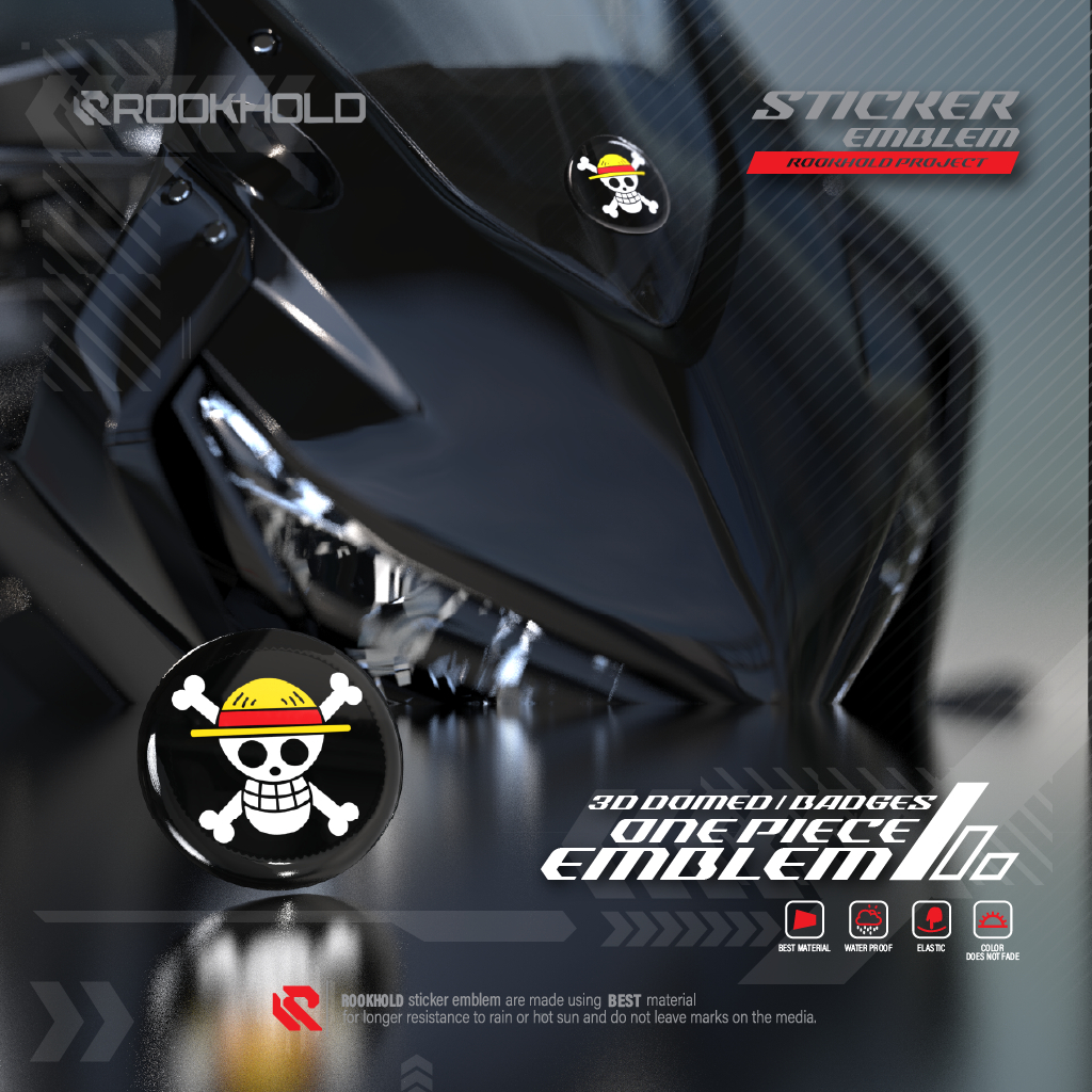 Jual Stiker Emblem One Piece | Stiker Timbul One Piece | Onepiece ...