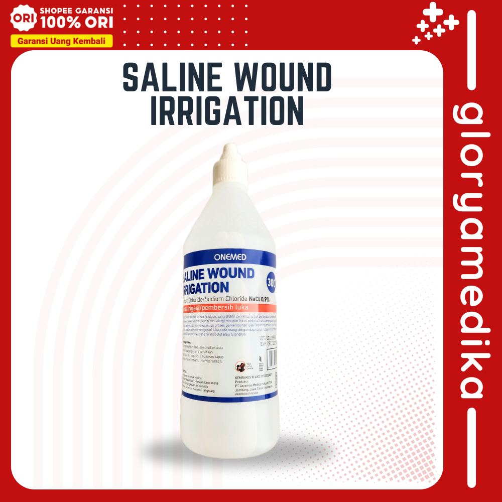 Jual Onemed Saline Wound Irrigation Semprot 300ml (NaCl 0,9%) Cuci Luka ...