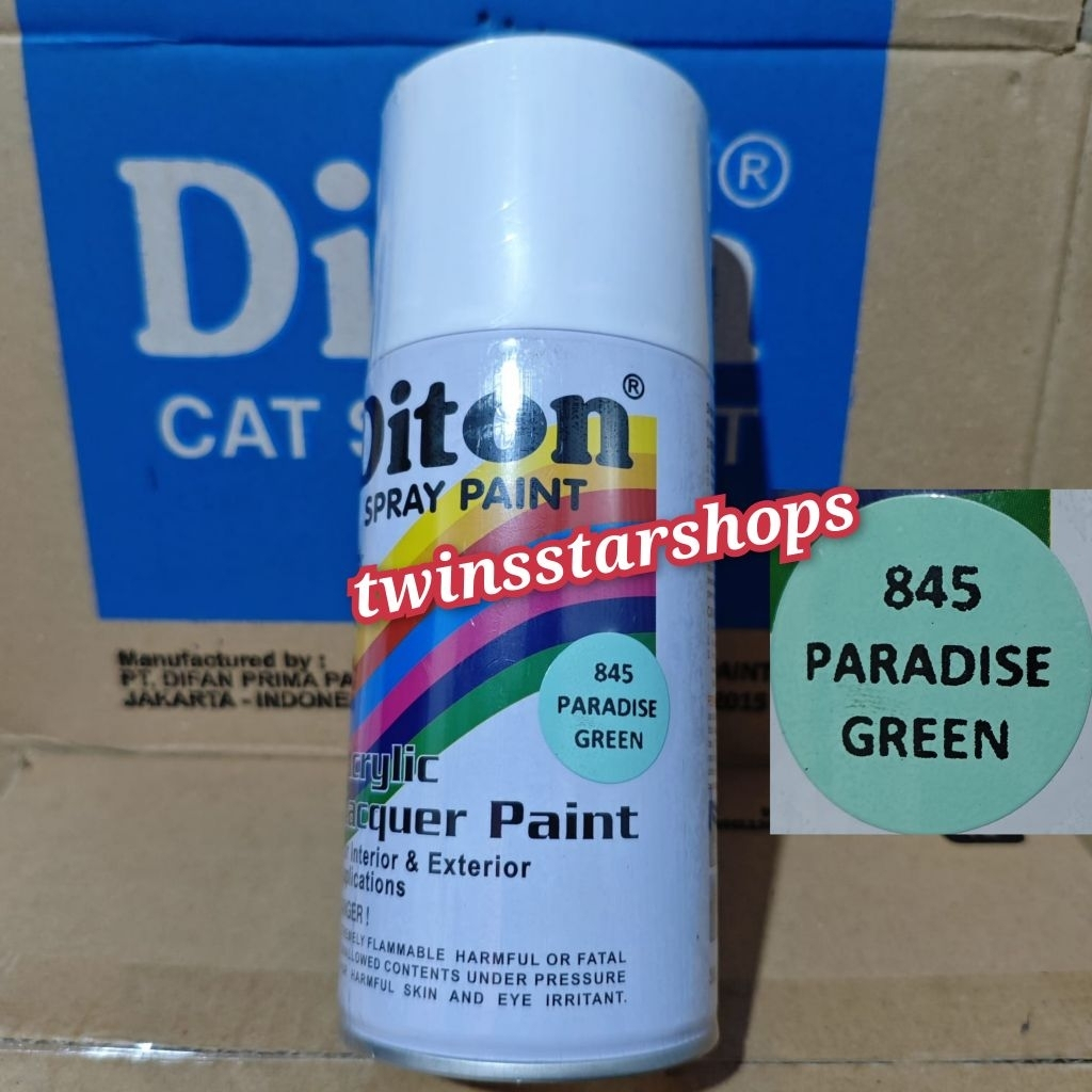 Jual Pilok Pilox Pylox Cat Diton Hijau Paradise Green 845 Glossy ...