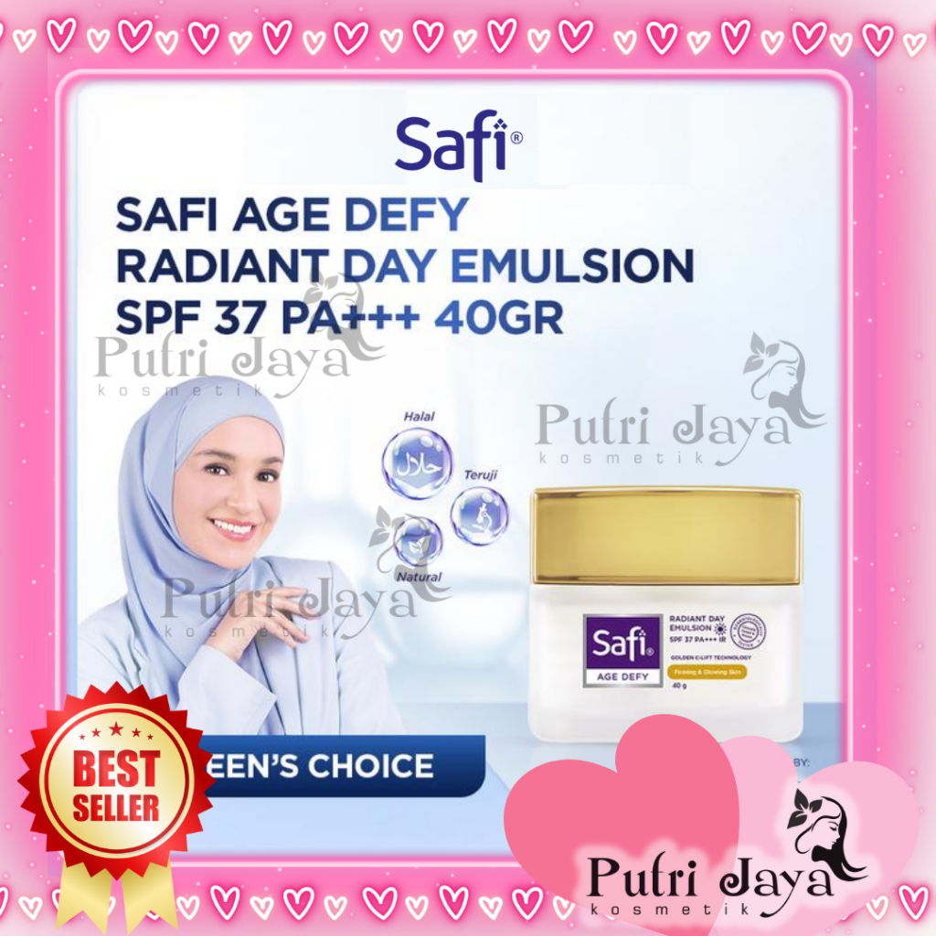 Jual SAFI -AGE DEFY- DAY CREAM Emulsion Spf37 Pa ++/3xAdvance Retinoid ...