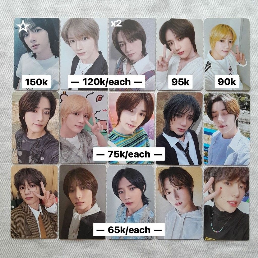 Jual PC PHOTOCARD TXT OFFICIAL AAB BEOMGYU PART 2 LD FOE CB LIVE MOAZONE APM ASM DMM TOMORROW ...