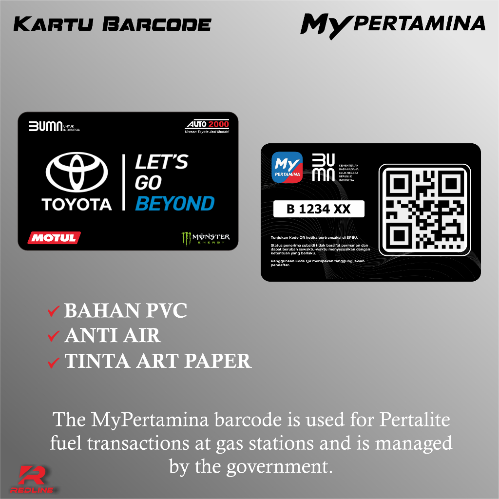 Jual Cetak Kartu My Pertamina Barcode | ID CARD | BARCODE MY PERTAMINA ...