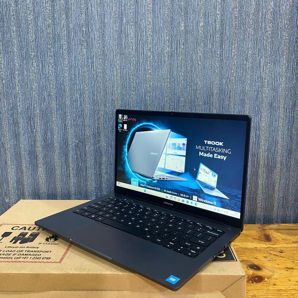 Jual LAPTOP SECOND,Laptop Advan Tbook N100 1405, 1.33Kg, Lengkap, Grey ...