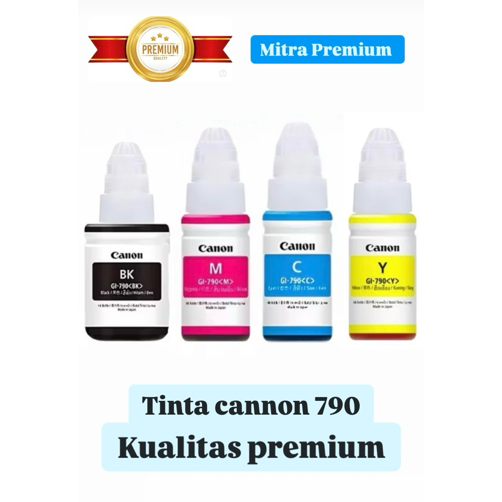 Jual TINTA CANNON Gi 790 FOR PRINTER G1000 G1010 G2000 G2010 G3000 ...