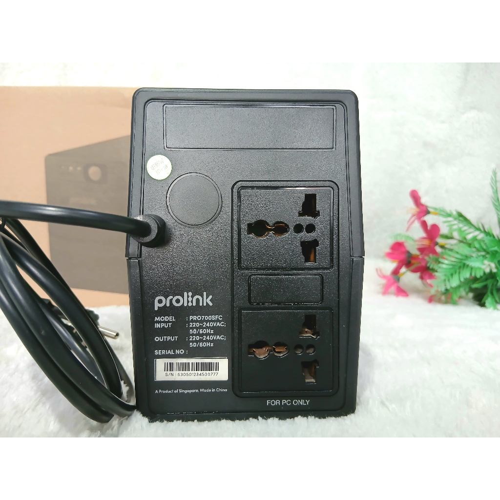 Jual UPS Prolink PRO700SFC 650 VA Line-Interactive Siap Pakai | Shopee Indonesia