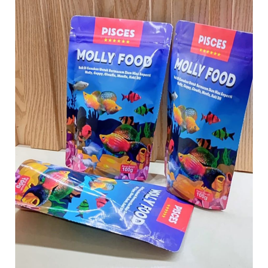 Jual molly food makanan ikan hias molly gupy glow fish dll | Shopee ...