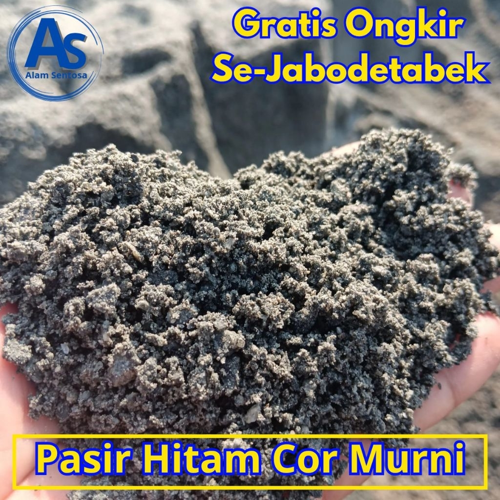 Jual Pasir Hitam Cor / Pasir Cor Murni Extra Beton / Pasir Hitam ...