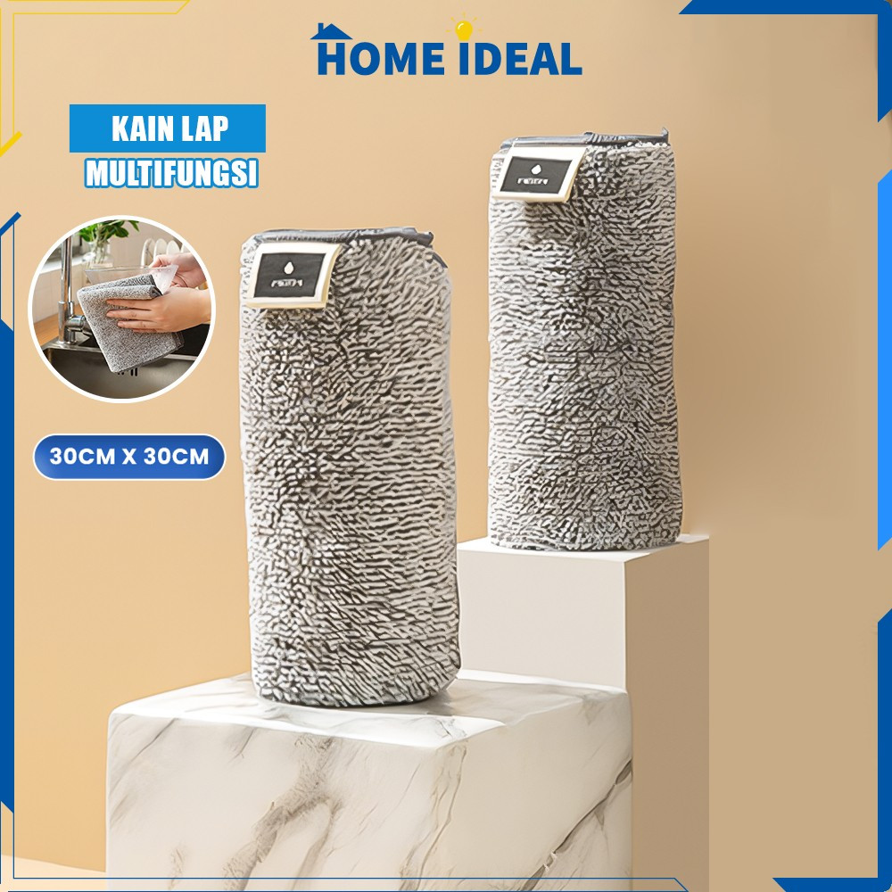 Jual Kain Lap Piring Microfiber 30x30cm Anti Minyak / Kain Lap Dapur ...