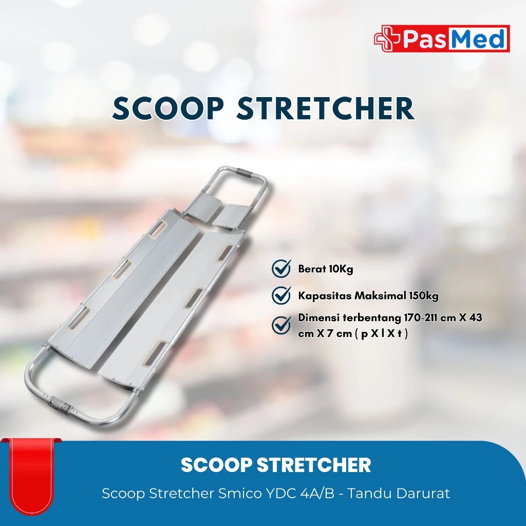 Jual Tandu Lipat Scoop Stretcher SMICO SM-999 | PASMED | Shopee Indonesia