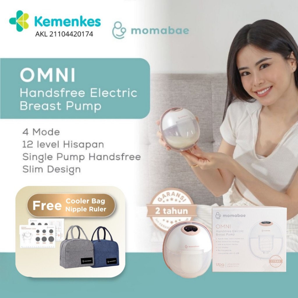 Jual MOMABAE – OMNI Pompa ASI Elektrik Handsfree Breast Pump / POMPA ...