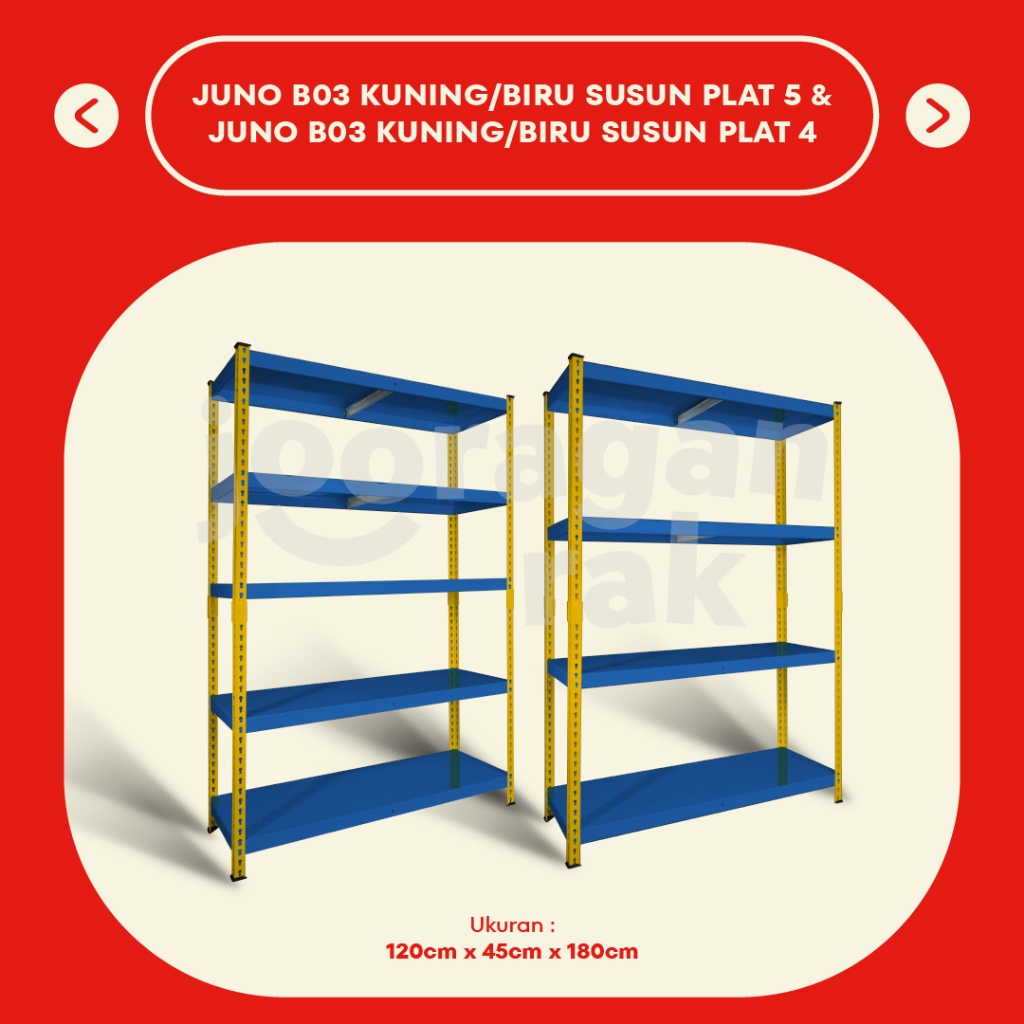 Jual KRISBOW FULL BESI RAK GUDANG SIKU LUBANG SERBAGUNA TIDAK PERLU ...