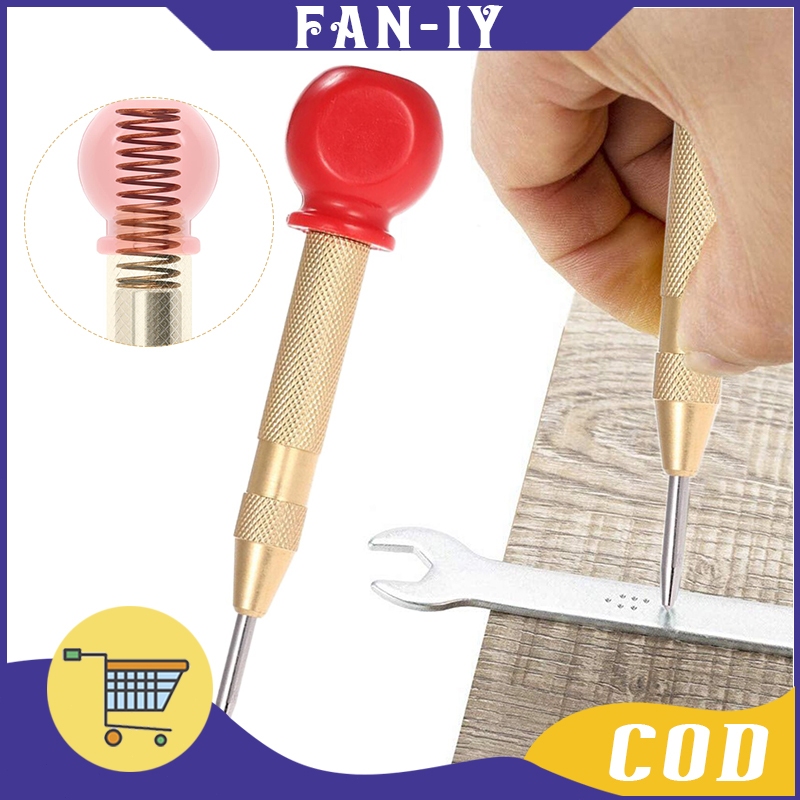 Jual Center Punch Otomatis / Alat Penanda Titik Bor / Penitik Besi Baja ...