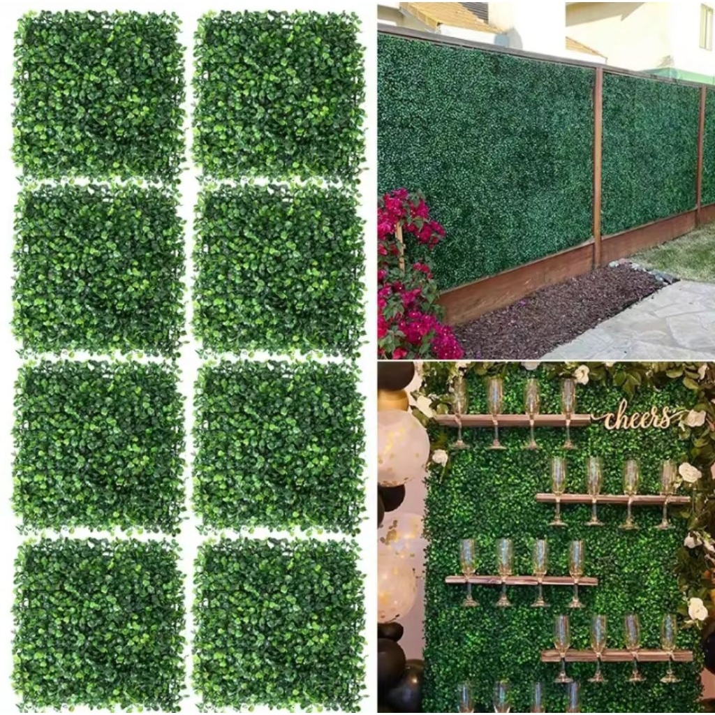 Jual Rumput Buatan Sintetis Daun Dolar 25x25 cm – Karpet Tanaman Hias ...