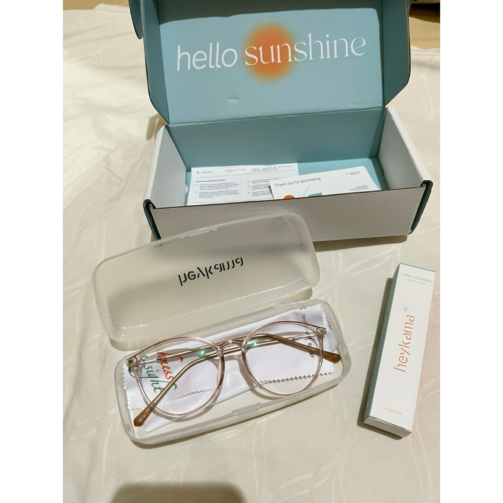 Jual Kacamata Hey Kama Sora Soft Brown + Lensa Blue Ray Anti Radiasi ...