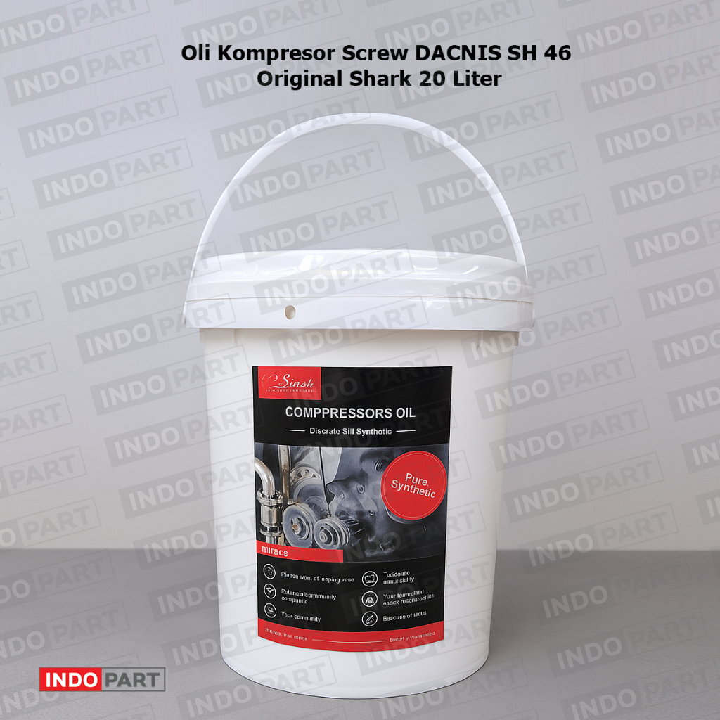 Jual Oli Kompresor Angin SHARK DACNIS SH 46 ISO VG46 20 Liter Screw ...