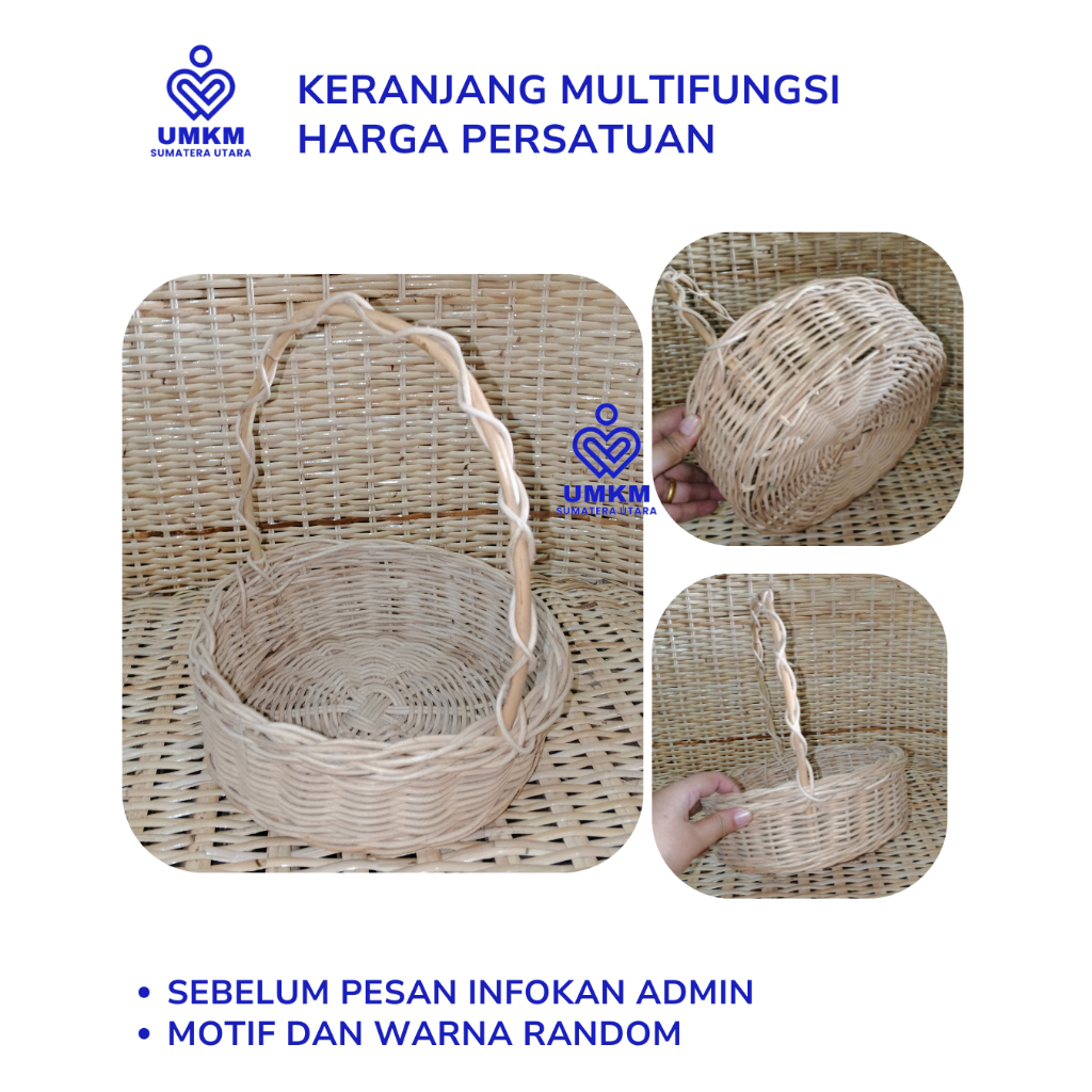 Jual Keranjang Rotan / Parcel Rotan / Parcel Buah Rotan / Parcel Telur ...