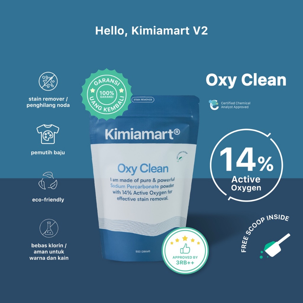 Jual Oxy Clean V2 - Pemutih Pakaian & Penghilang Noda / Advanced ...