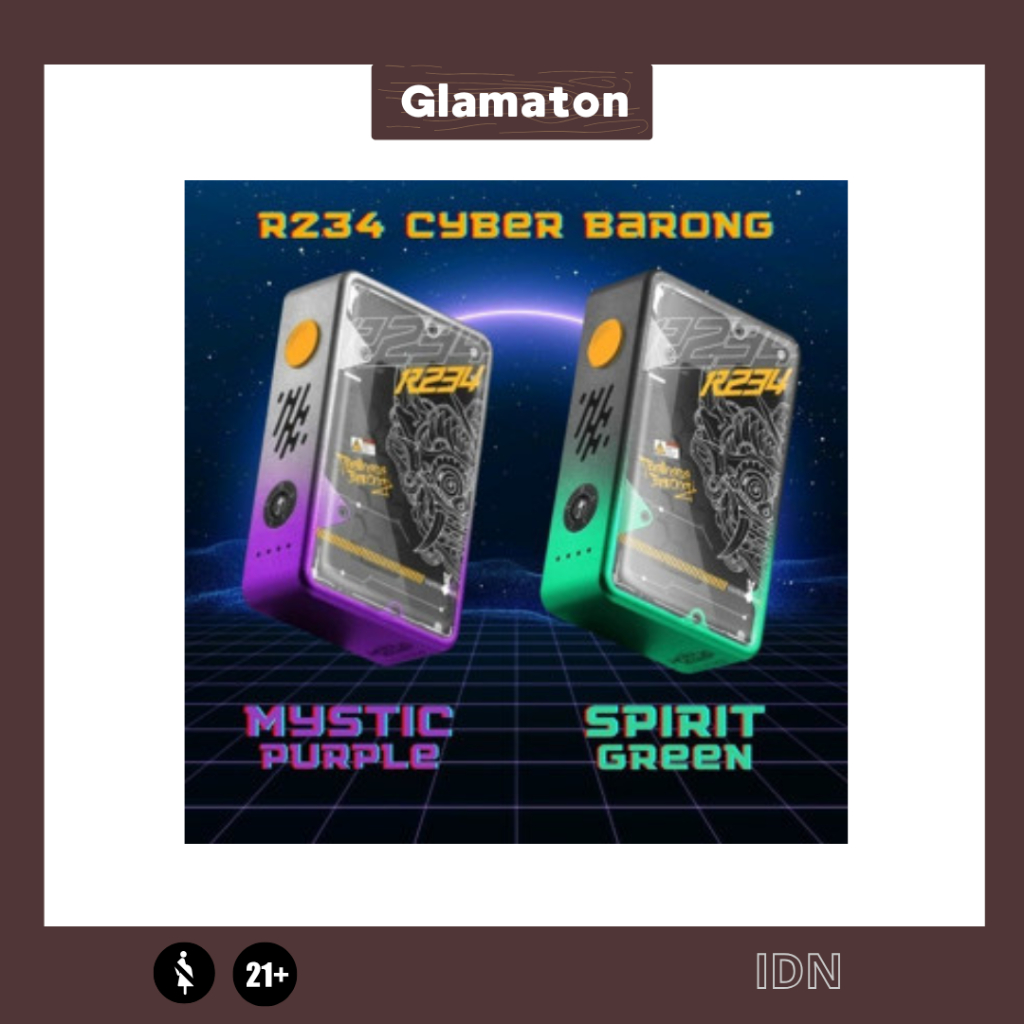 Jual MOD HOTCIG R234 CYBER BARONG EDITION BOXMOD AUTHENTIC HOTCIG R234 ...