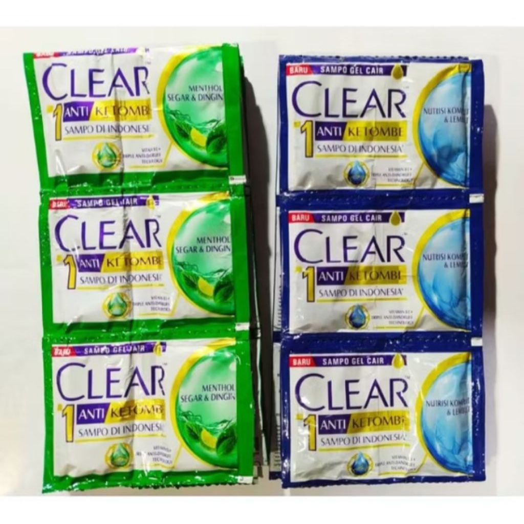 Jual UNILEVER CLEAR SHAMPO ISI 12 SACHET | Shopee Indonesia
