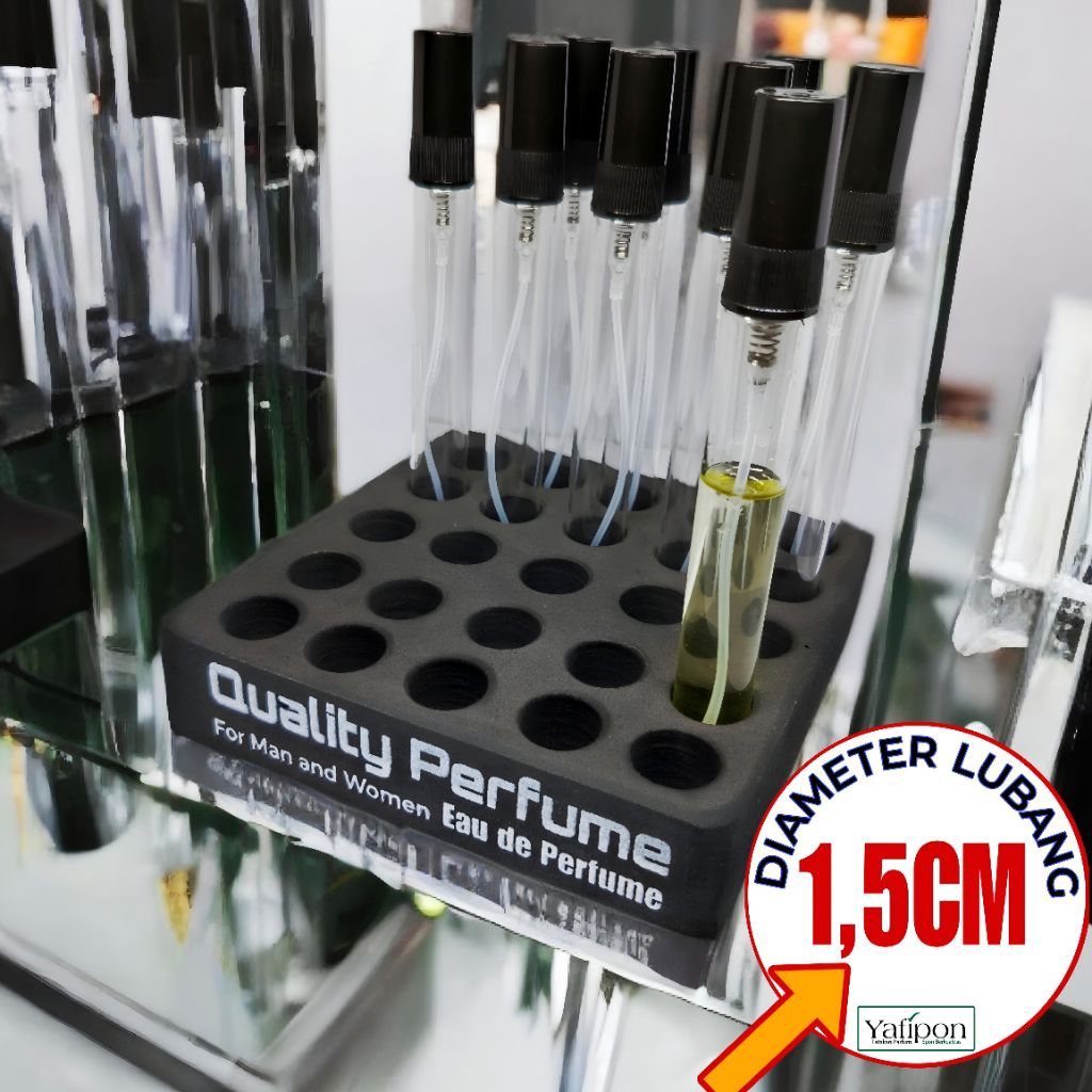 Jual Wadah Botol Decant Spray 1ml 3ml 5ml dan 10ml isi 25 Lubang ...