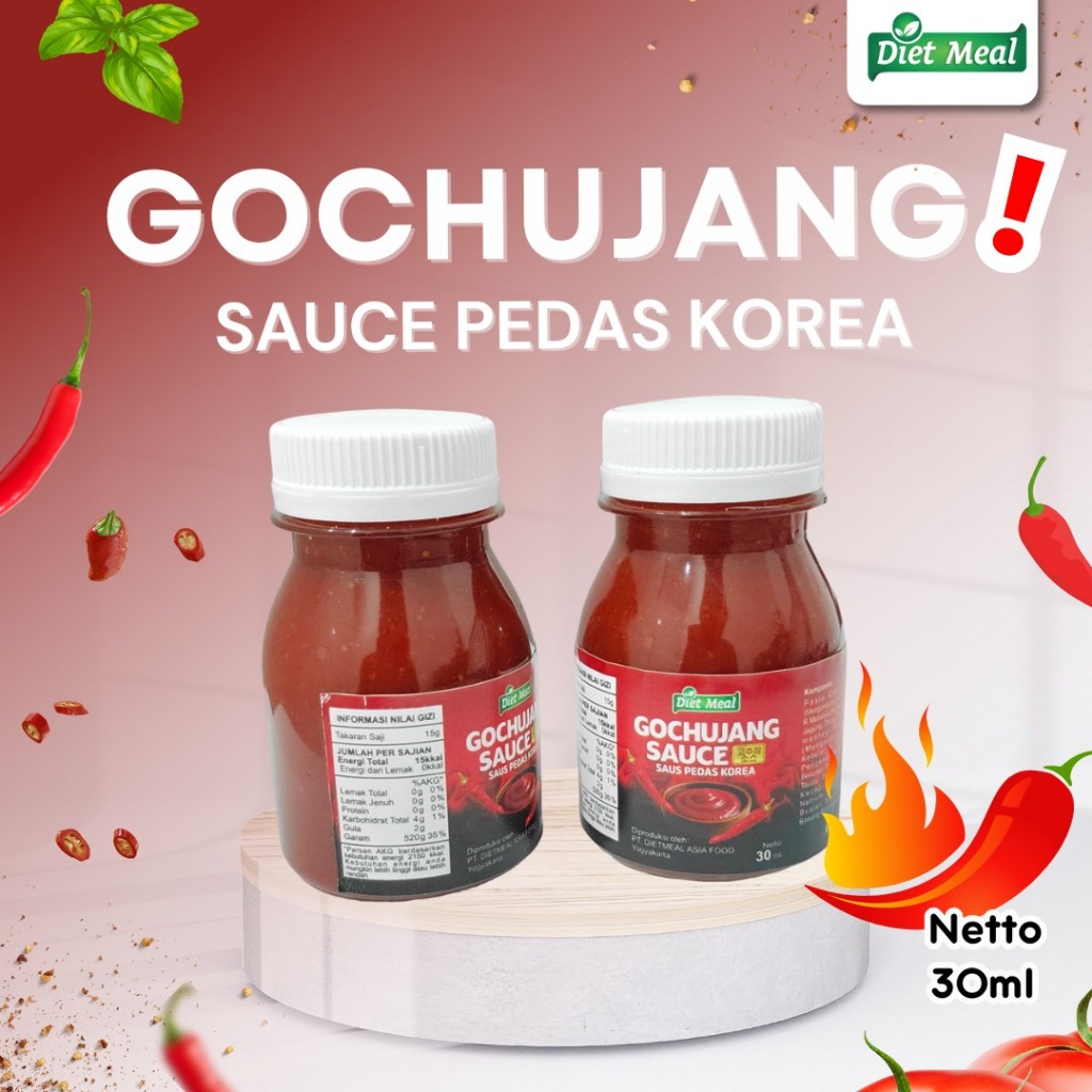Jual Gochujang Sauce Dietmeal Saus Pedas Korea Botol 30ml | Shopee ...