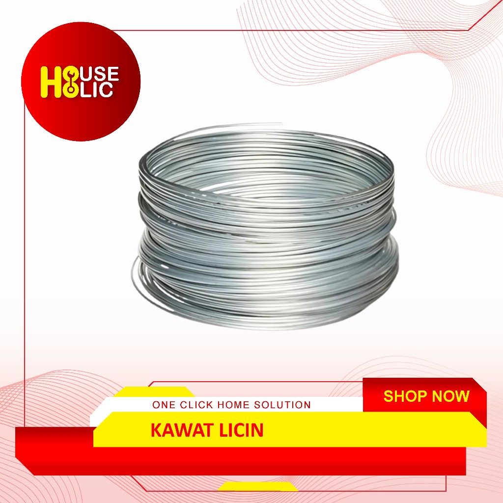 Jual Kawat Licin Galvanis / Kawat Seng BWG / Kawat Baja | Shopee Indonesia