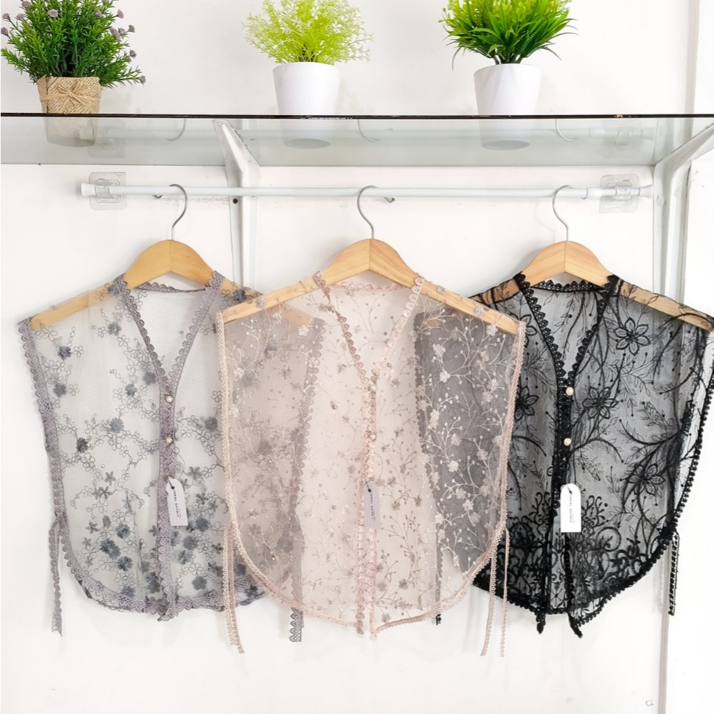 Jual Vest rompi outer brokat wanita/outer brokat/vest brokat/atasan ...