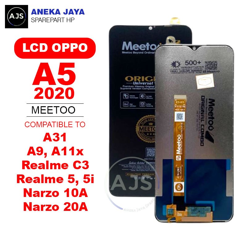 Jual LCD OPPO A5 2020 / A31 / A9 / A11X / REALME C3 / 5 / NARZO 10A ...