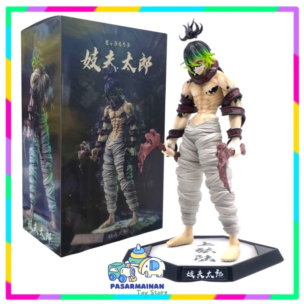 Jual Figure Demon Slayer Gyutaro Statue Kimetsu No Yaiba Anime Demon ...