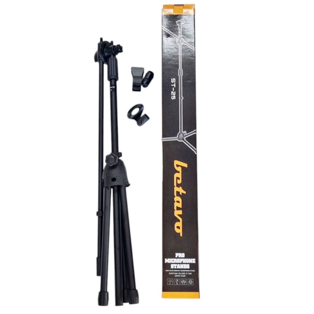 Jual Stand Mic BETAVO ST-25 Bahan besi Stand Mikropon Tiang Mikrofon ...