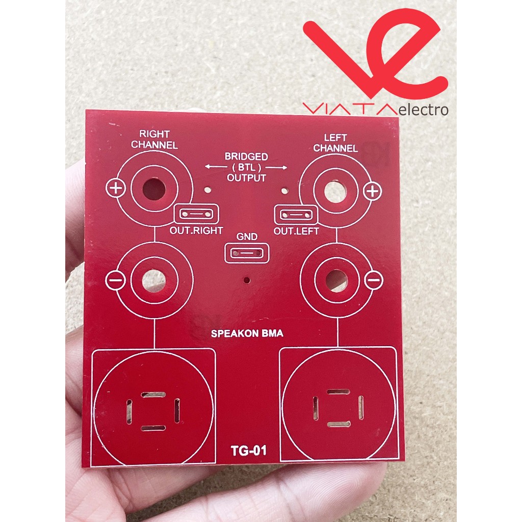 Jual PCB SPEAKON PCB SPEAKON SAJA MERAH PCB INPUT BALANCE SPIKON MERAH ...