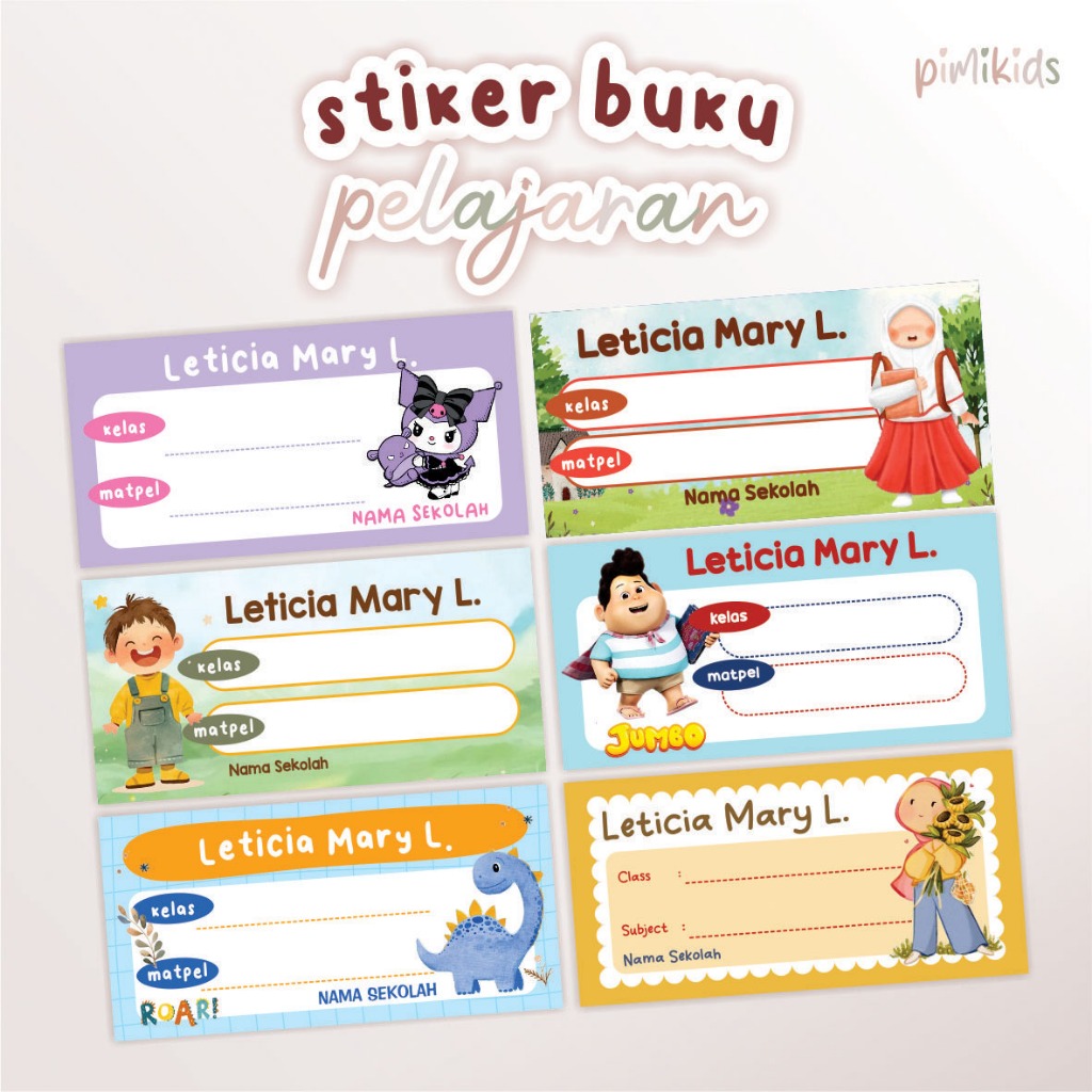 Jual Label Nama Terlengkap & Harga Terbaru Mei 2026 | Shopee Indonesia