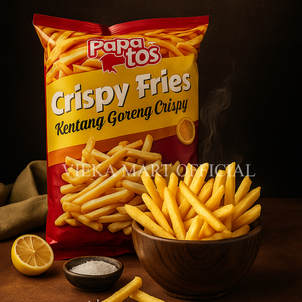 Jual Papa Tos Kentang Goreng Crispy Frozen 1kg/Papatos premium Papa Tos ...