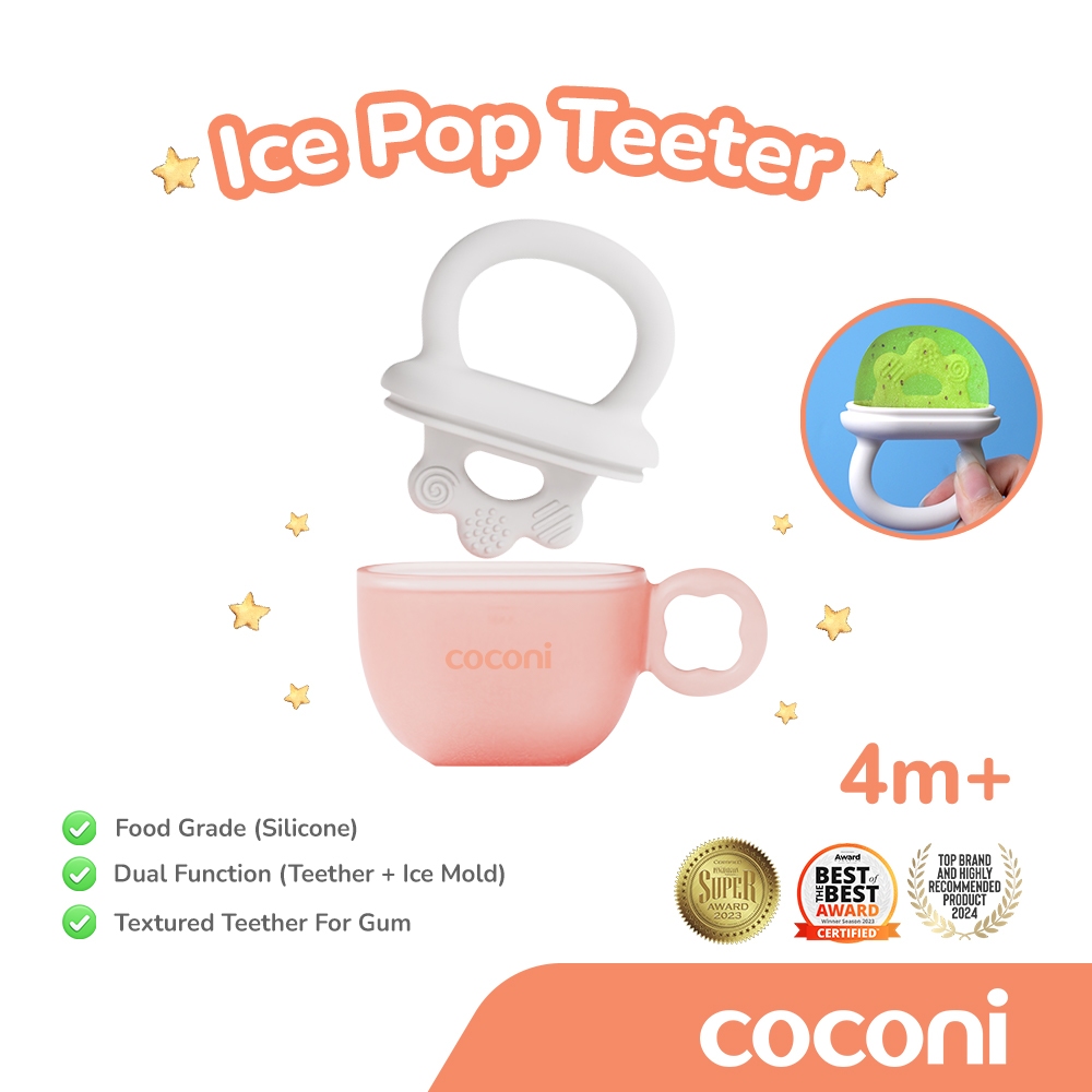 Jual COCONI Ice Pop Teether – Teether + Cetakan Es Buah Bayi 2-in-1 ...